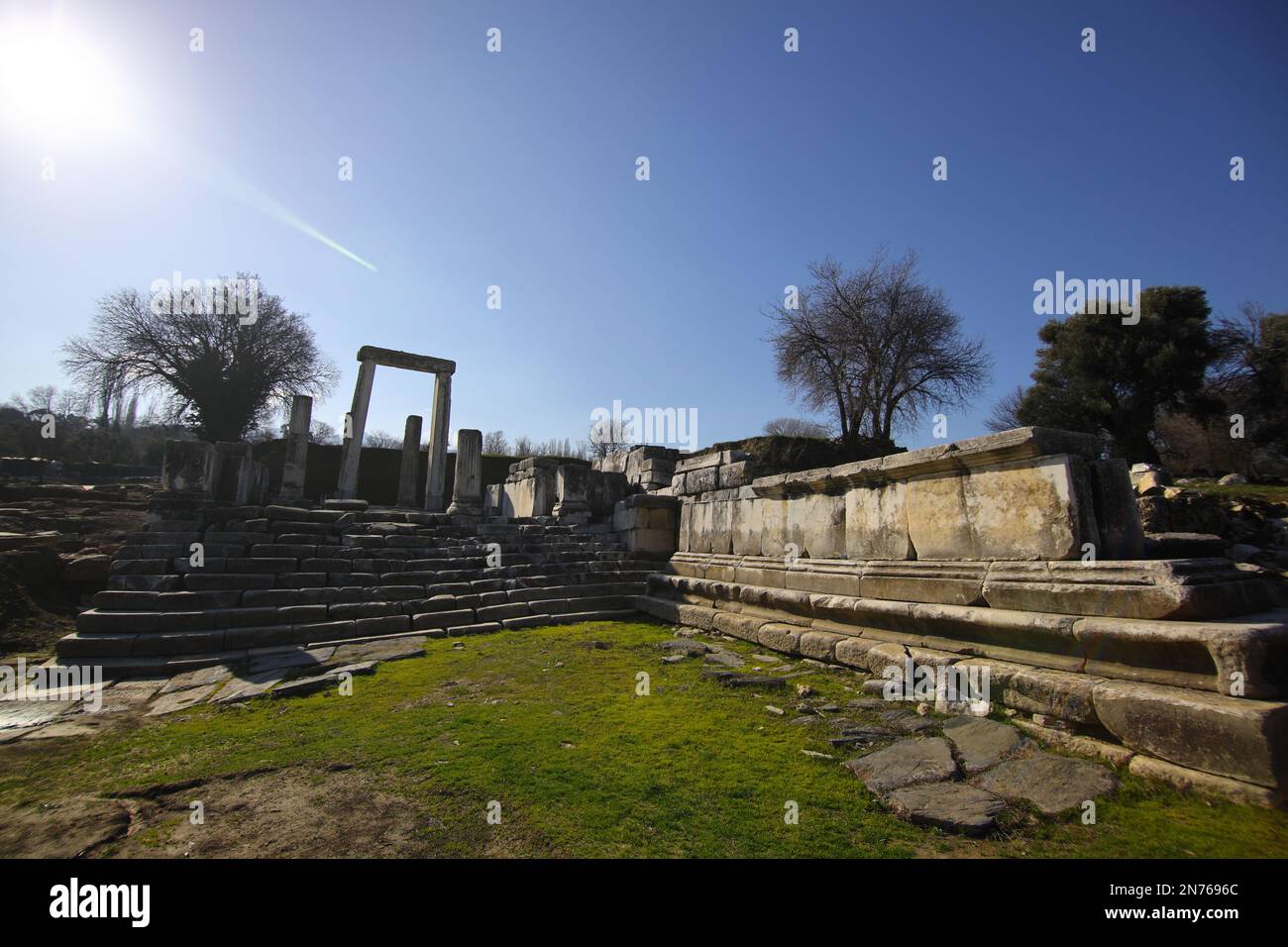 Excavations of the Temple of Hekate in Lagina Ancient City and Ancient ...