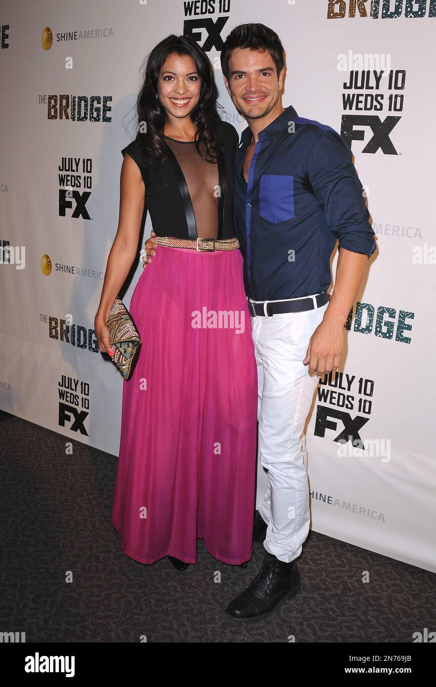 Stephanie Sigman seen at FX's "The Bridge" Premiere, on Monday, July 8 ...