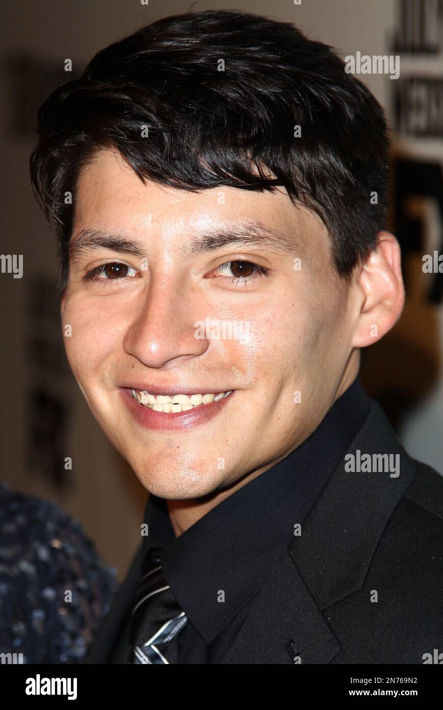 Carlos Pratts arrives at the premiere screening of "The Bridge" at the ...