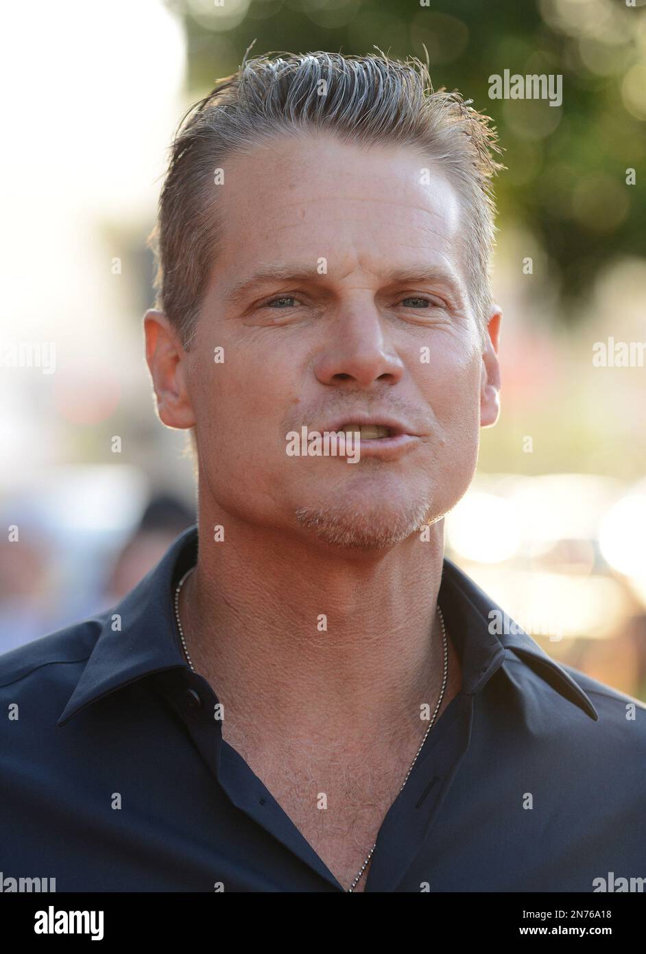 Brian Van Holt arrives at the premiere screening of "The Bridge" at the ...