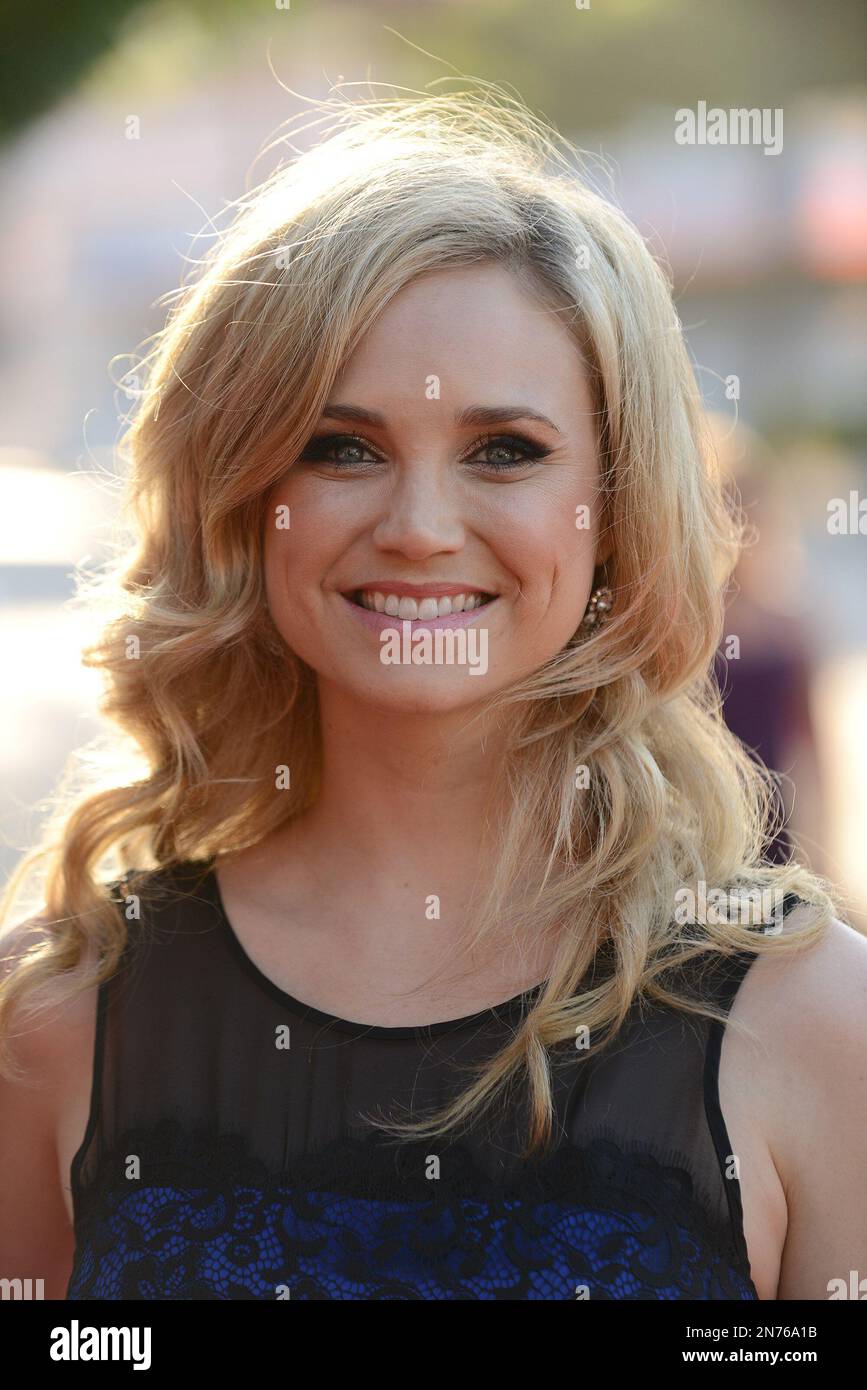 Fiona Gubelmann arrives at the premiere screening of "The Bridge" at ...