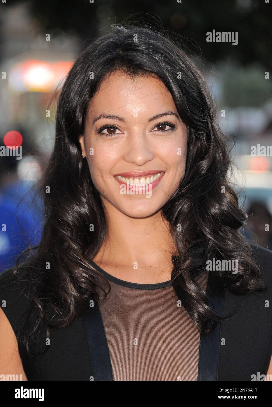 Stephanie Sigman arrives at the premiere screening of "The Bridge" at ...