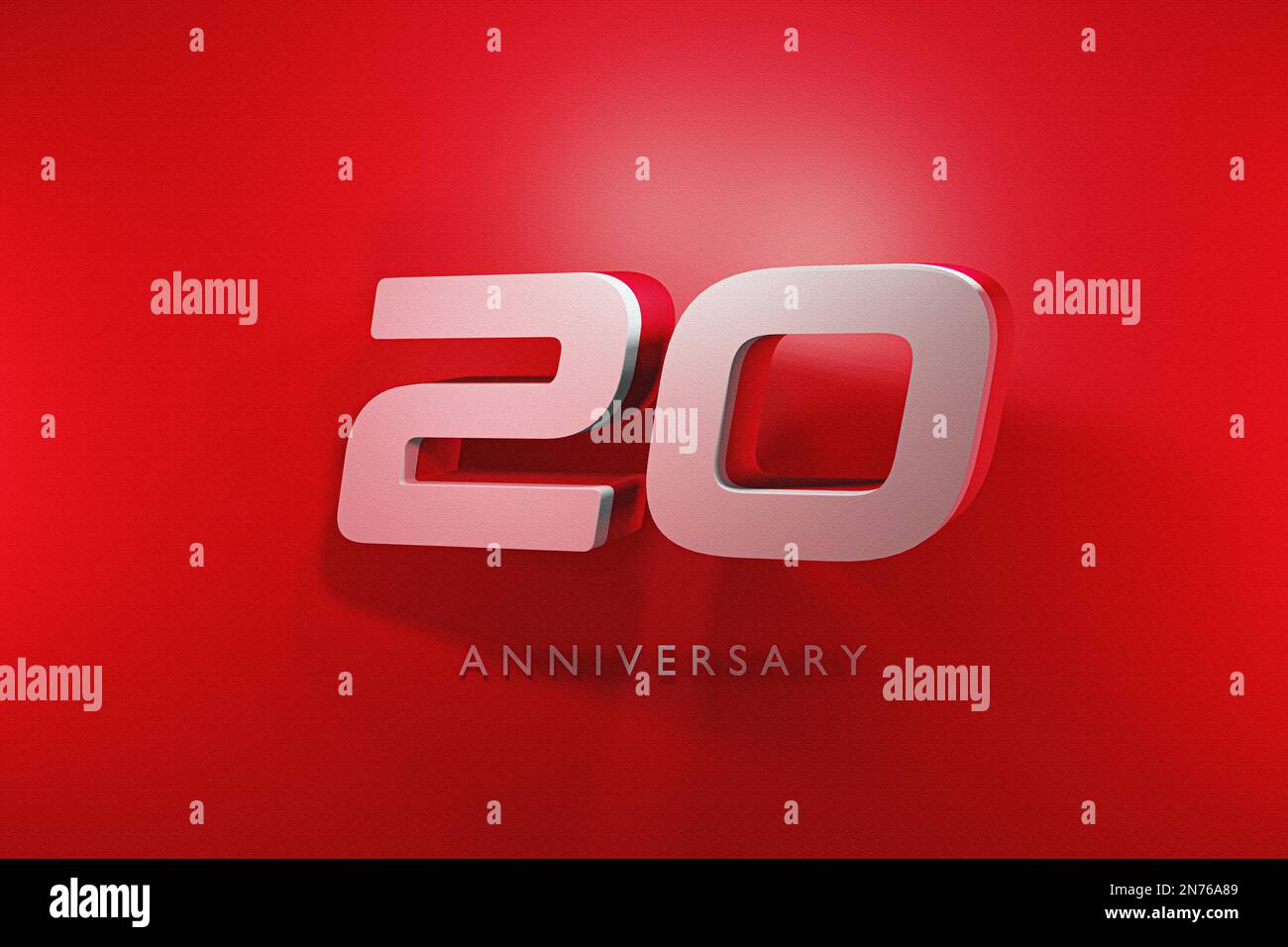 Anniversary celebration numbers pastel background 3d render Stock Photo ...