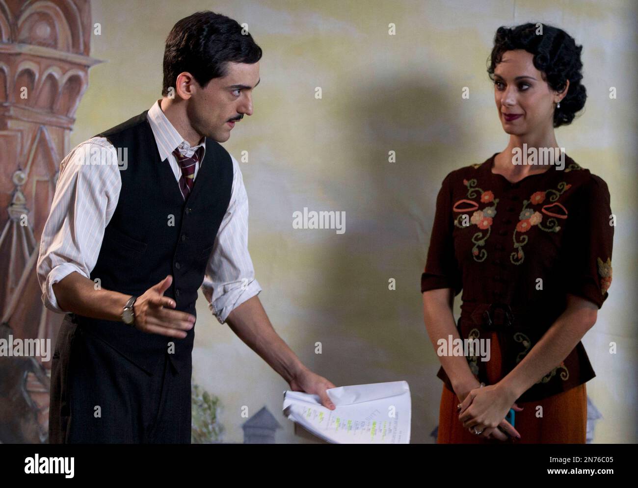 In this July 5, 2013 photo, Mexican actors Luis Mendez, who plays the ...