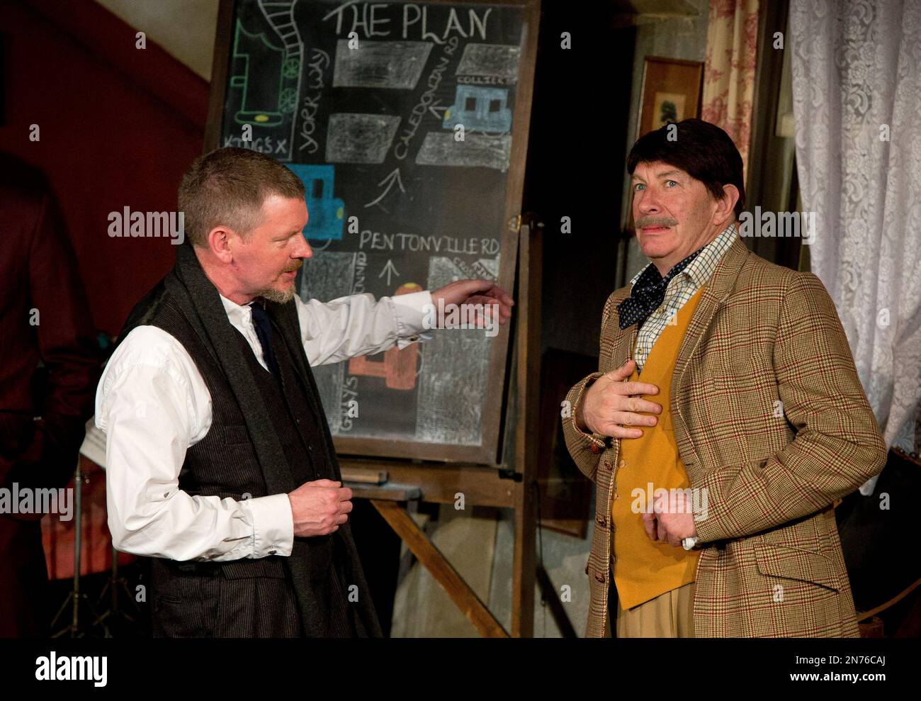 Actors, from left to right, John Gordon Sinclair, who plays Professor ...