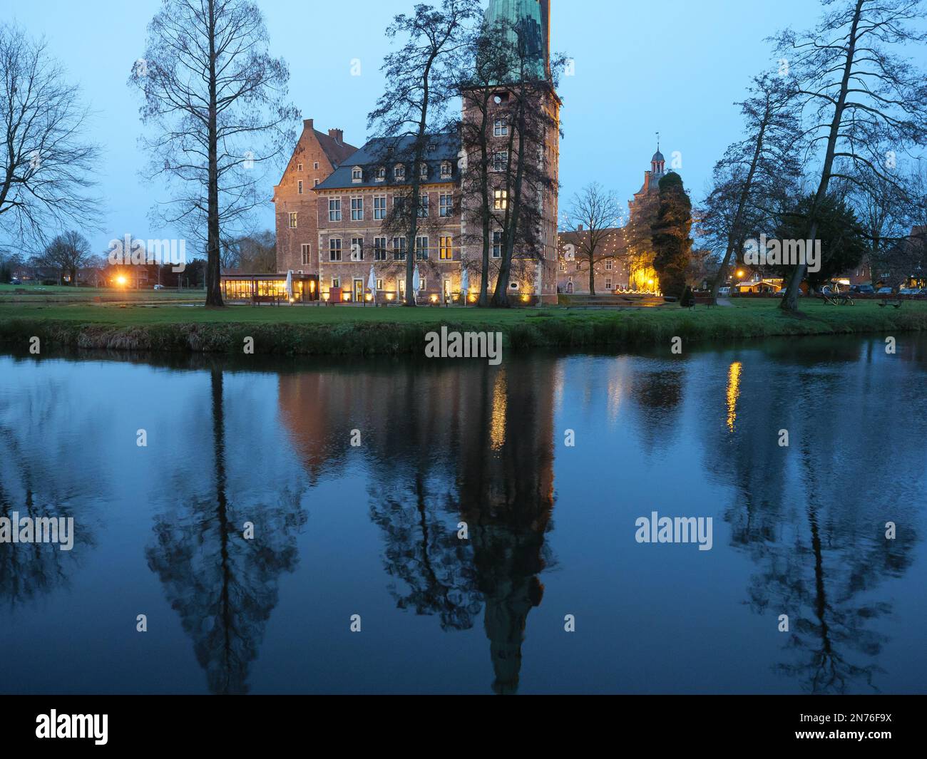 the castle of Raesfeld in germany Stock Photo - Alamy