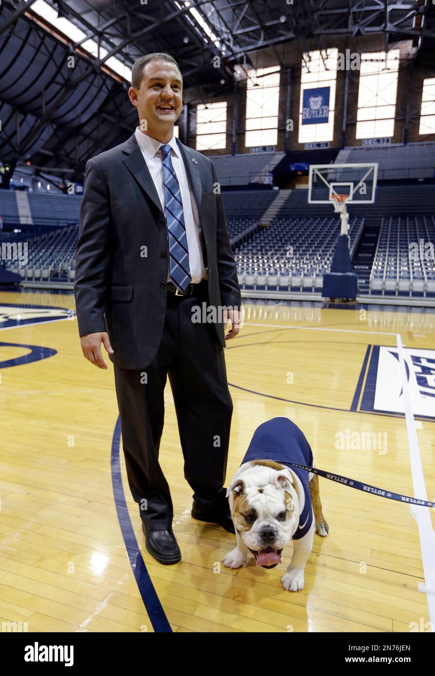 Brandon Miller meets with Butler Blue III, after Miller was announced ...