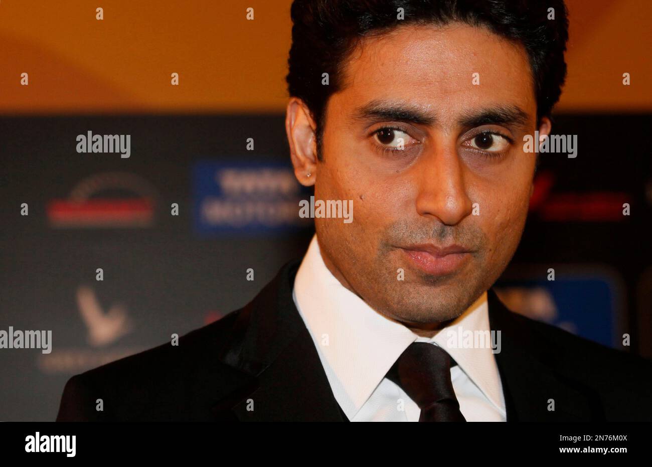 Bollywood actor Abhishek Bachchan arrives for the International Indian ...