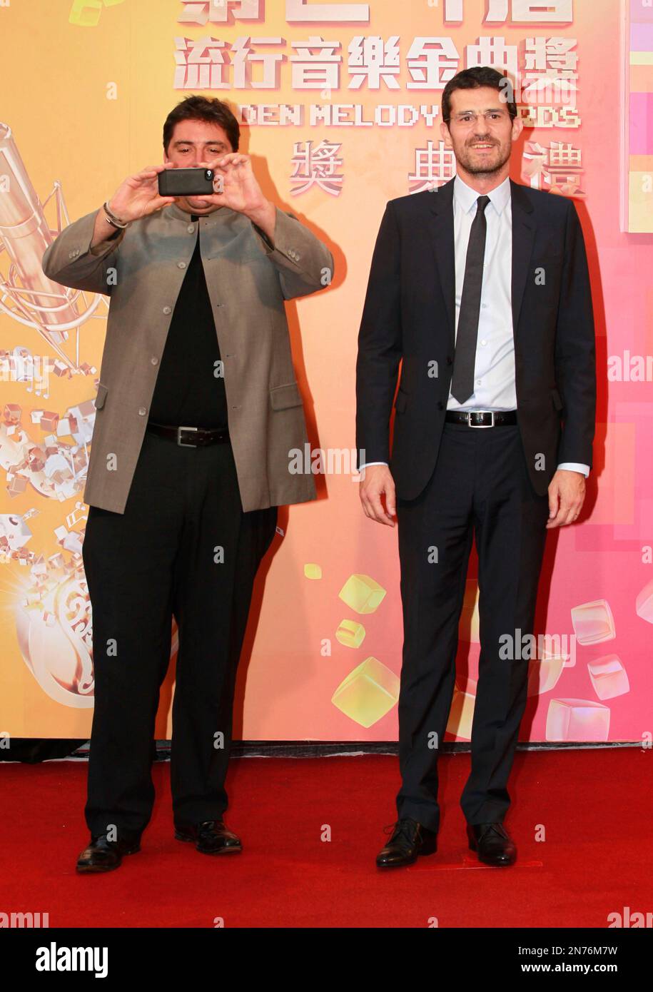 Jasper Donat, left, president of Music Matters, and Midem's director ...