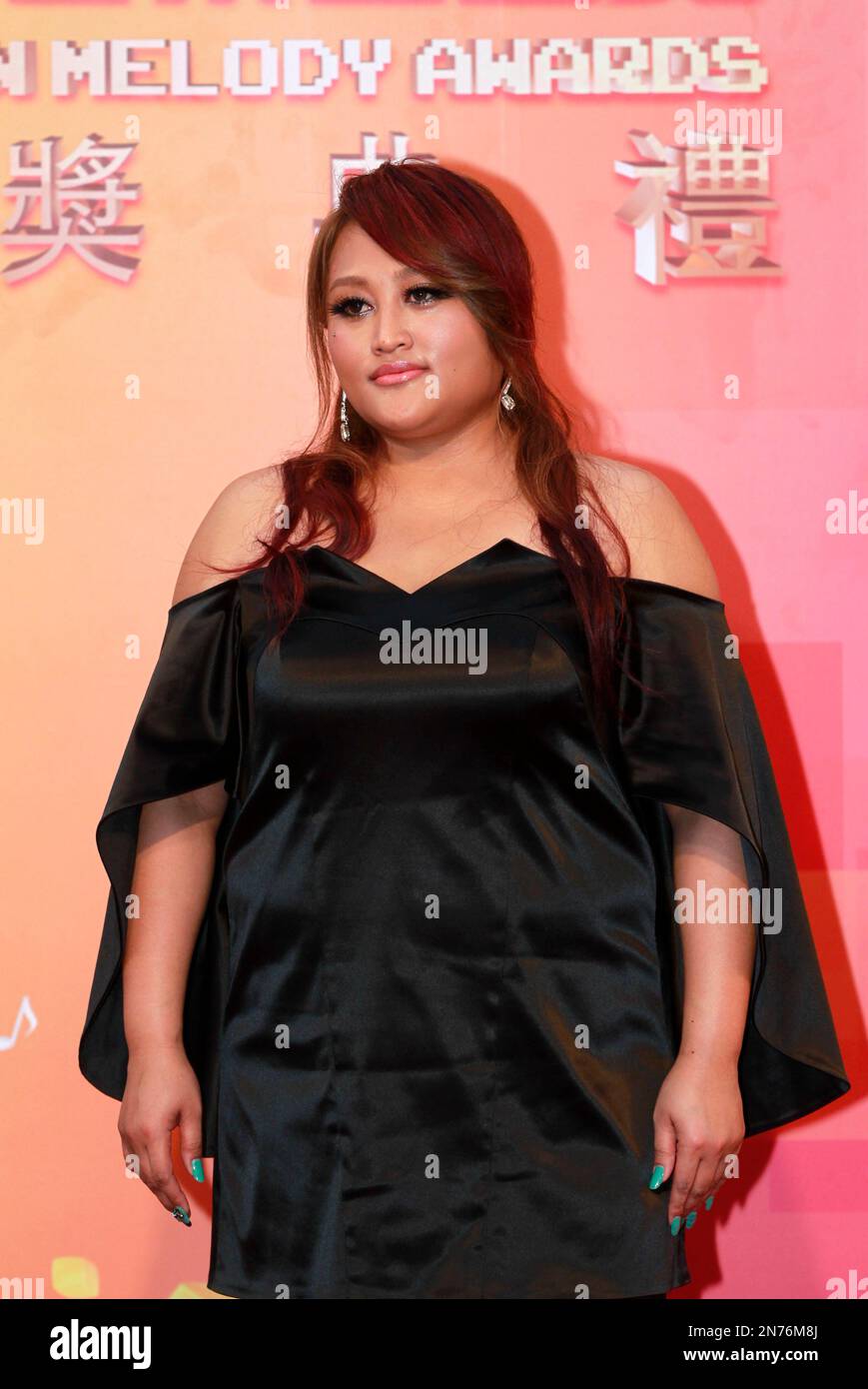 Taiwanese singer JiaJia poses for photographers upon arrival for the ...