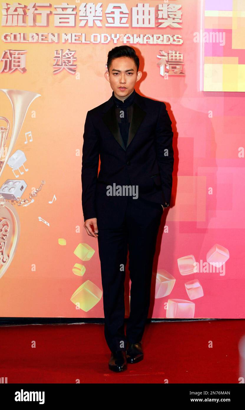 Taiwanese singer Yoga Lin arrives for the 24th Golden Melody Awards in ...