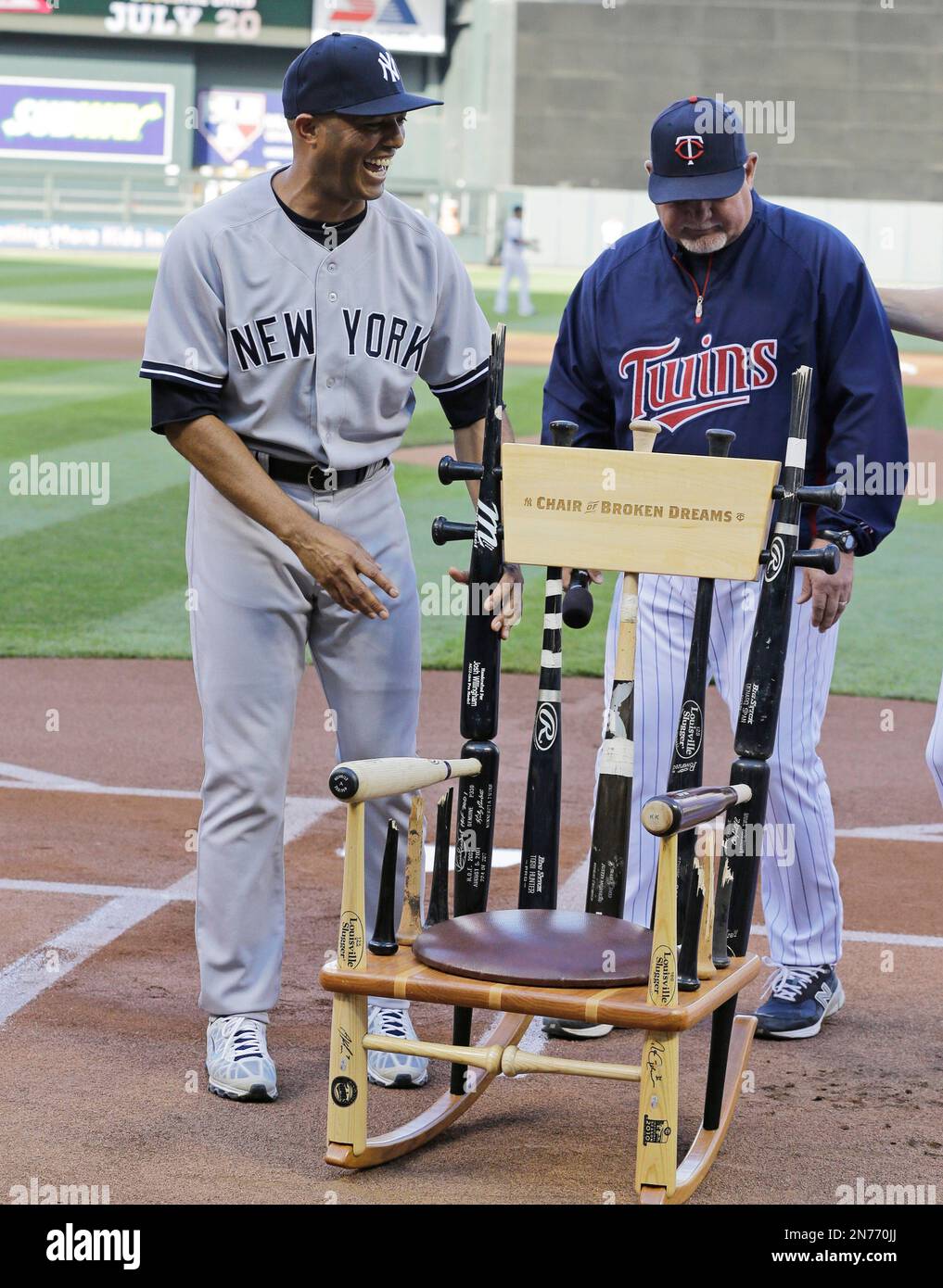 In this July 3, 2013 photo, New York Yankees pitcher Mariano Rivera ...
