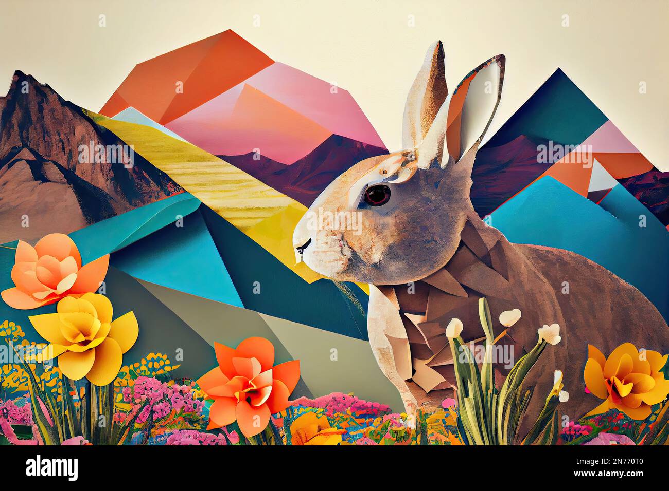 Spring collage hi-res stock photography and images - Alamy
