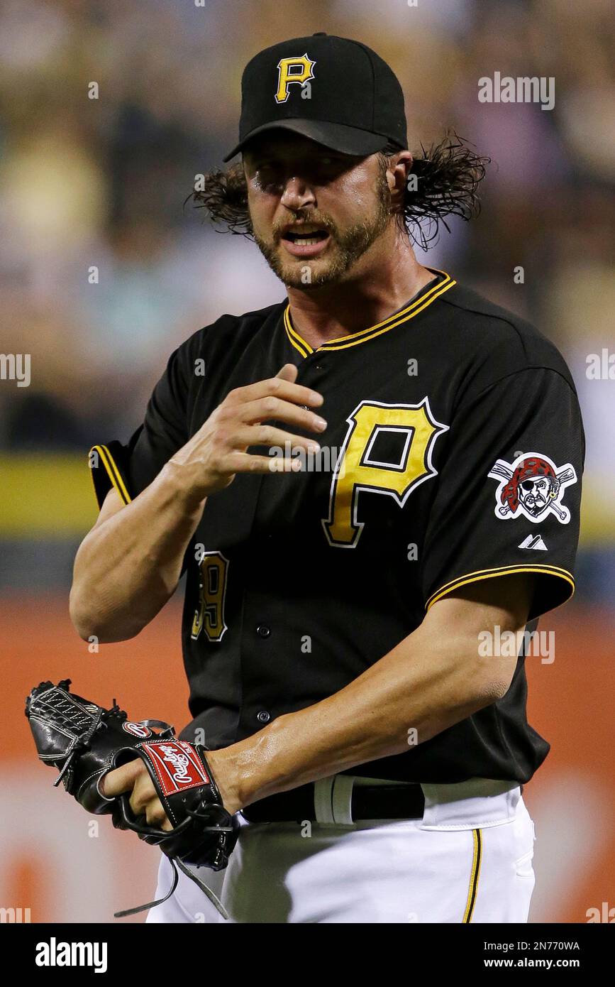Pittsburgh Pirates closer Jason Grilli celebrates getting the final out ...