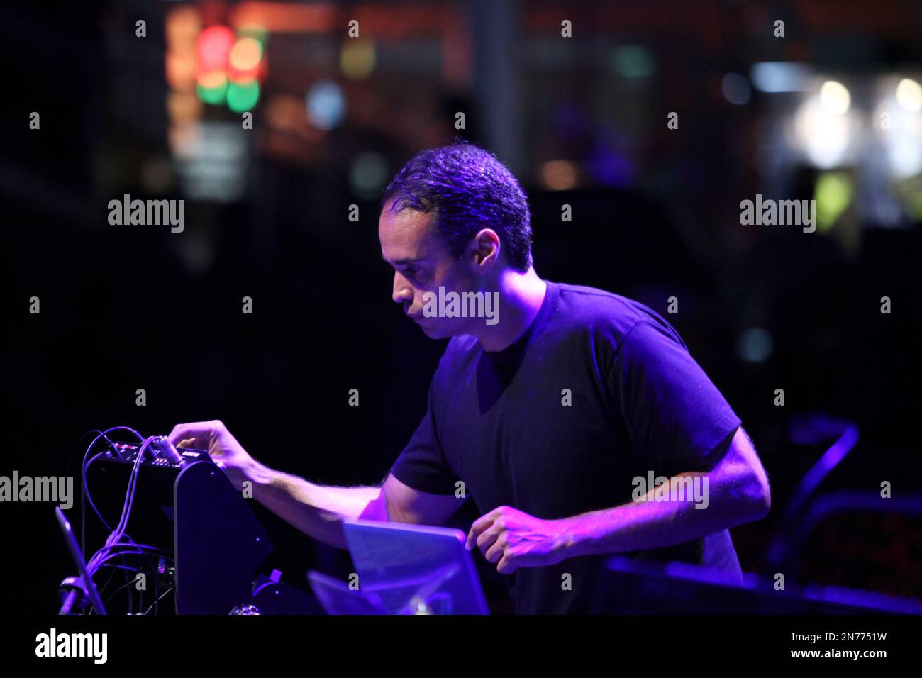 John Tejada performs during LA-based arts and culture promoters Green ...