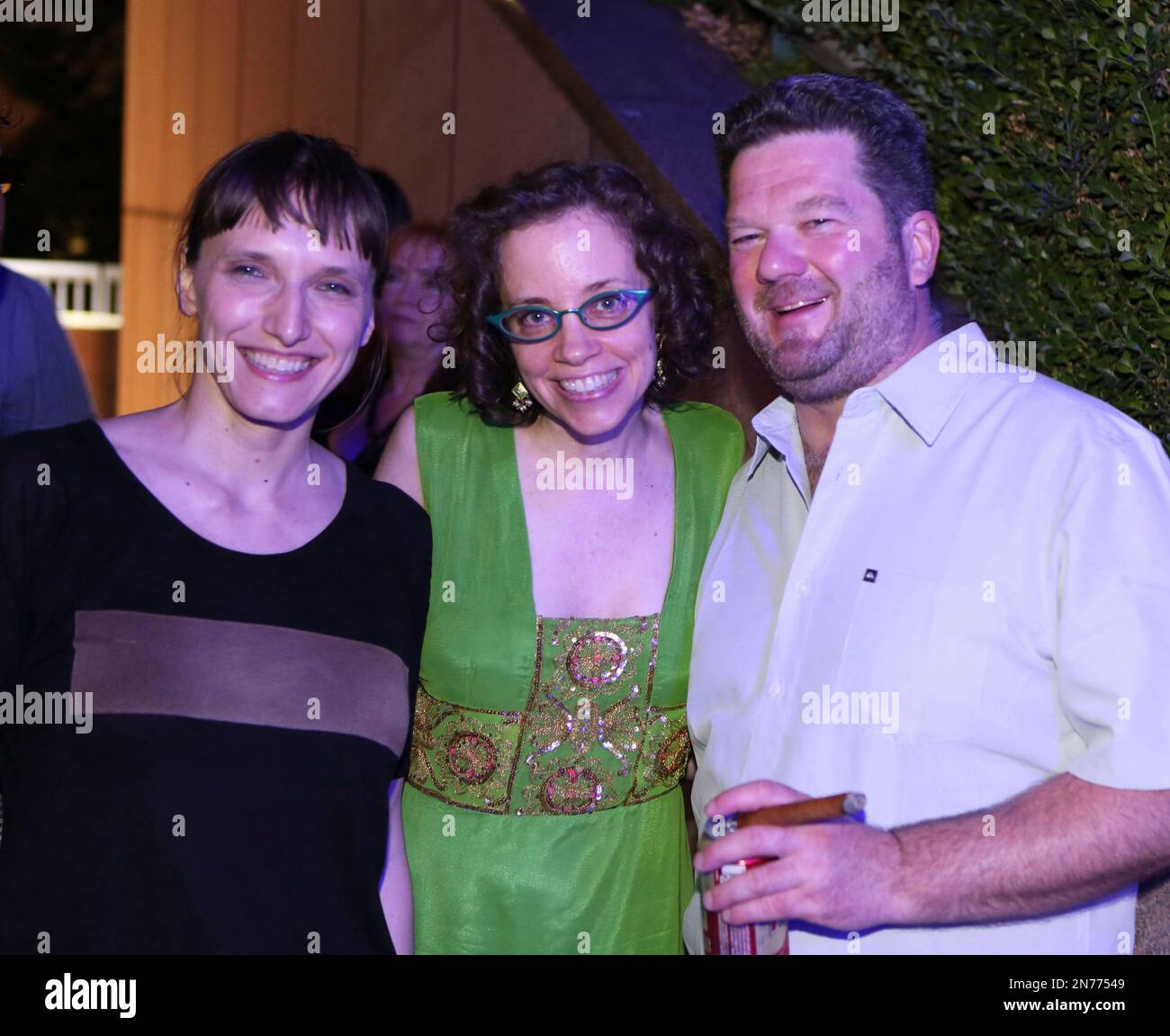 From left, DJ Barbara Preisinger, Green Galactic's Lynn Tejada and Pole ...