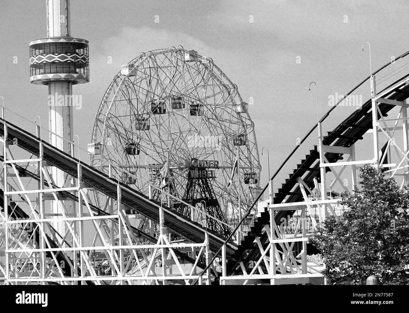 FILE- In this June 30, 1977 file photo, the 275-foot tall Astrotower ...