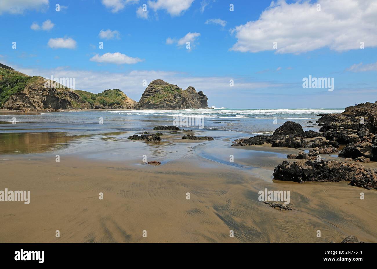 Piha beach hi-res stock photography and images - Alamy