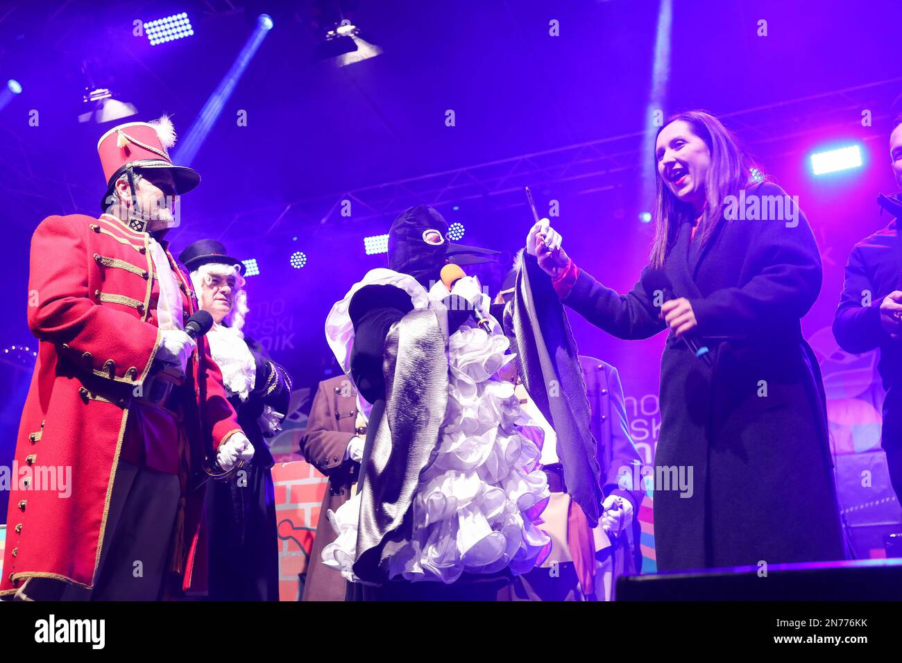 Mayor of Samobor Petra Skrobot hand over the keys to the city to Prince ...