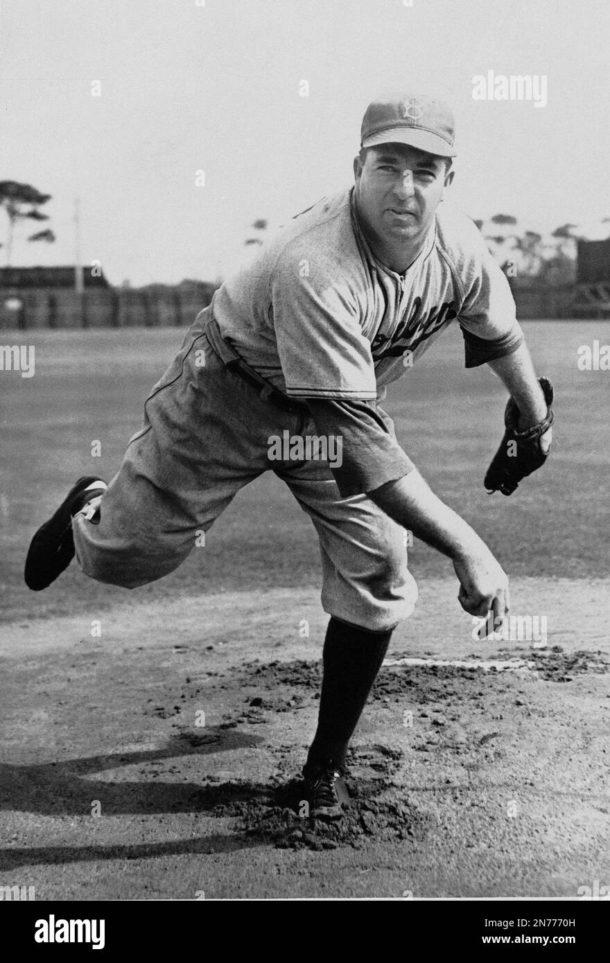 Freddie Fitzsimmons of the Brooklyn Dodgers is pictured, March 1940 ...