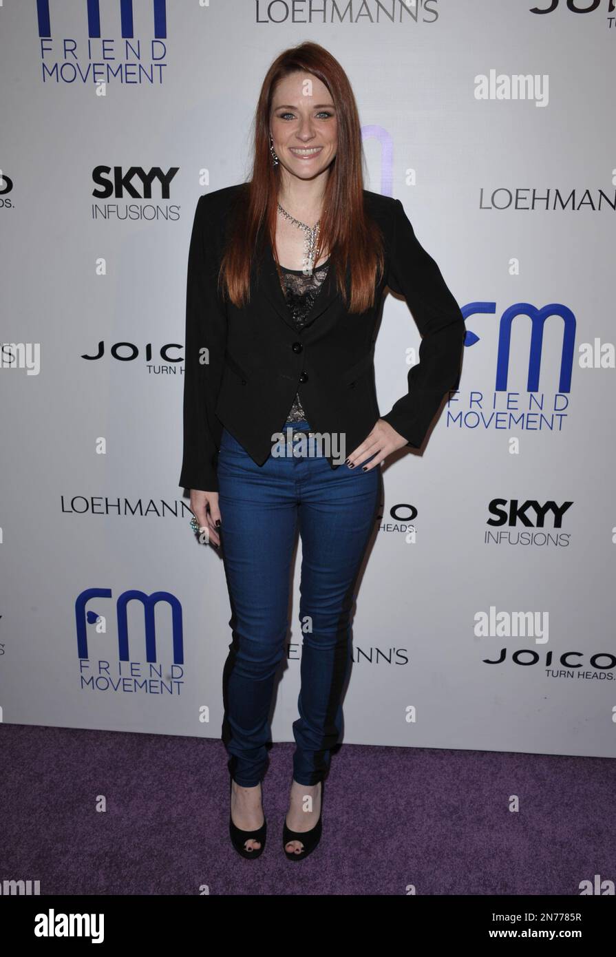 Laura Michelle arrives at the Friend Movement Anti-Bullying Benefit ...