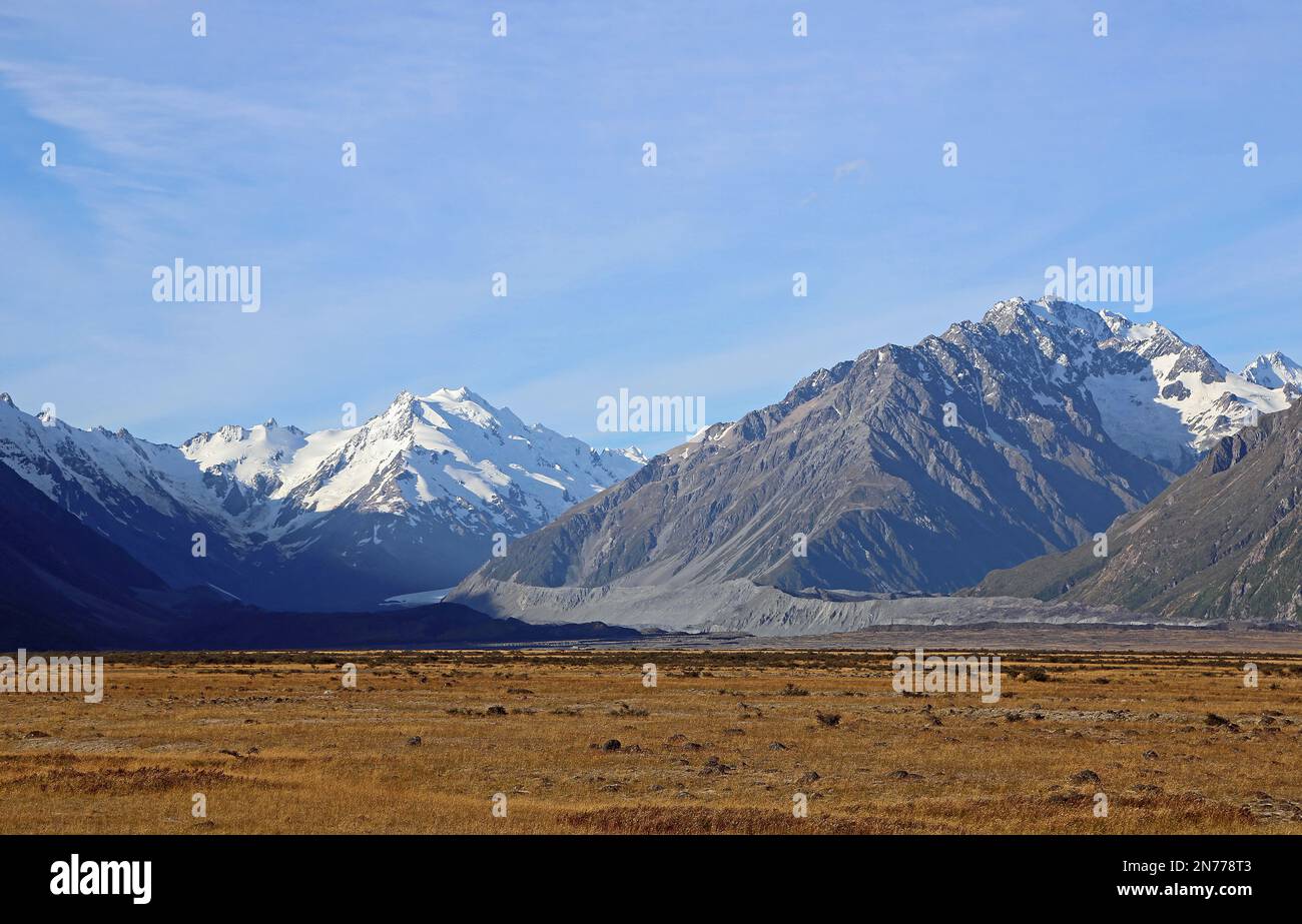 The Minarets - Mt Cook, Aoraki National Park, New Zealand Stock Photo - Alamy