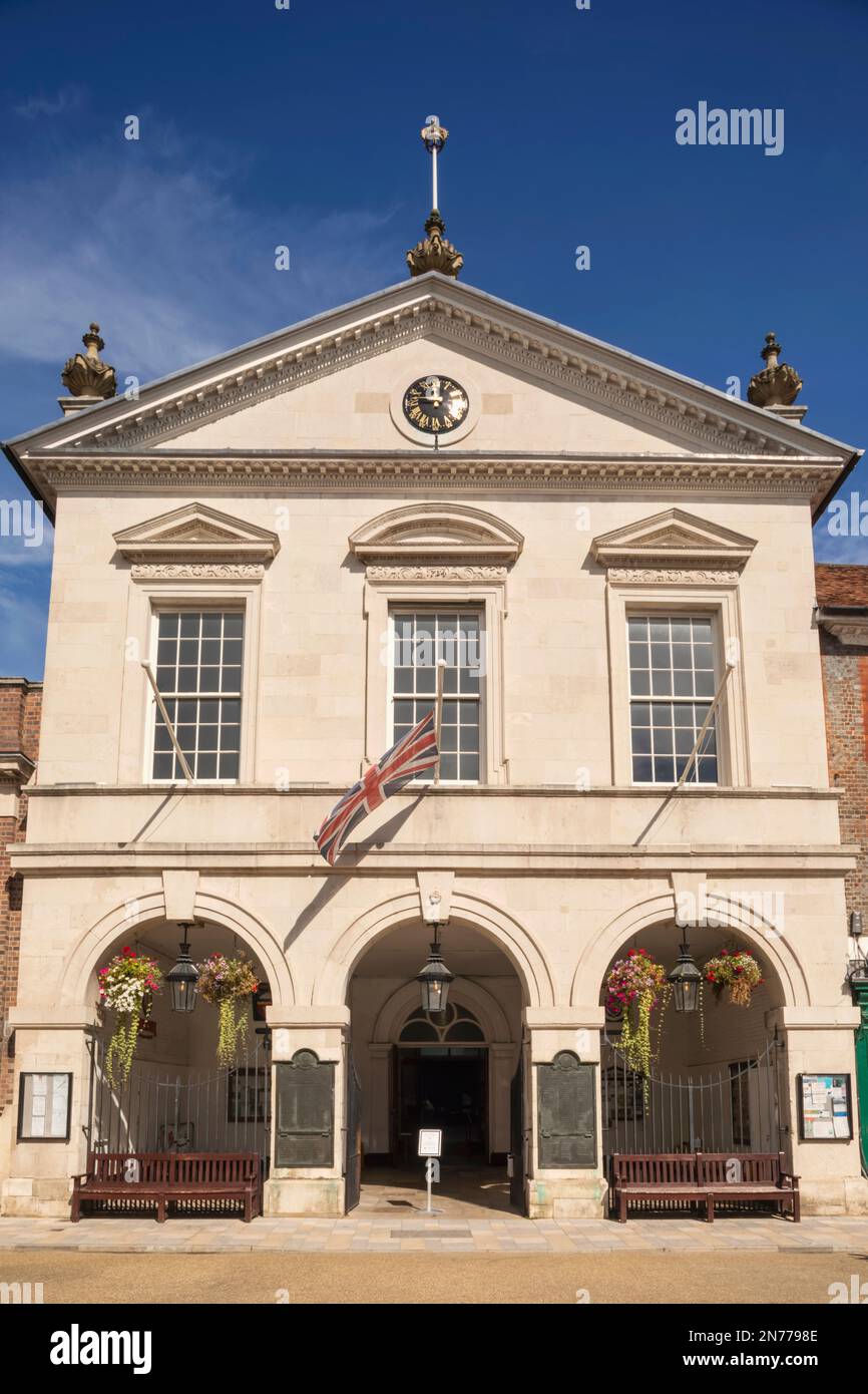 England, Dorset, Blandford Forum, The Corn Exchange Stock Photo - Alamy