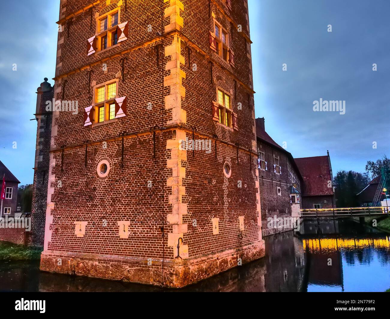 the castle of Raesfeld in germany Stock Photo - Alamy