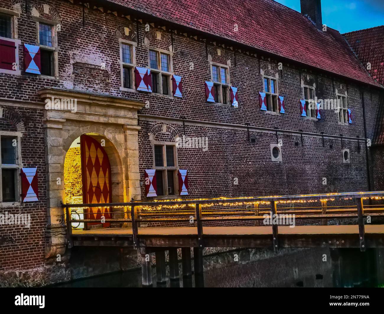 the castle of Raesfeld in germany Stock Photo - Alamy