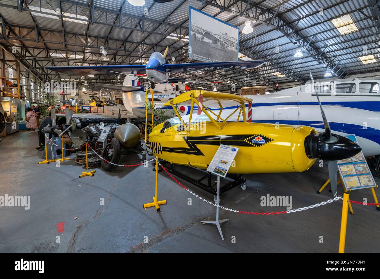 The South Yorkshire Aircraft Museum at RAF Doncaster site Stock Photo ...