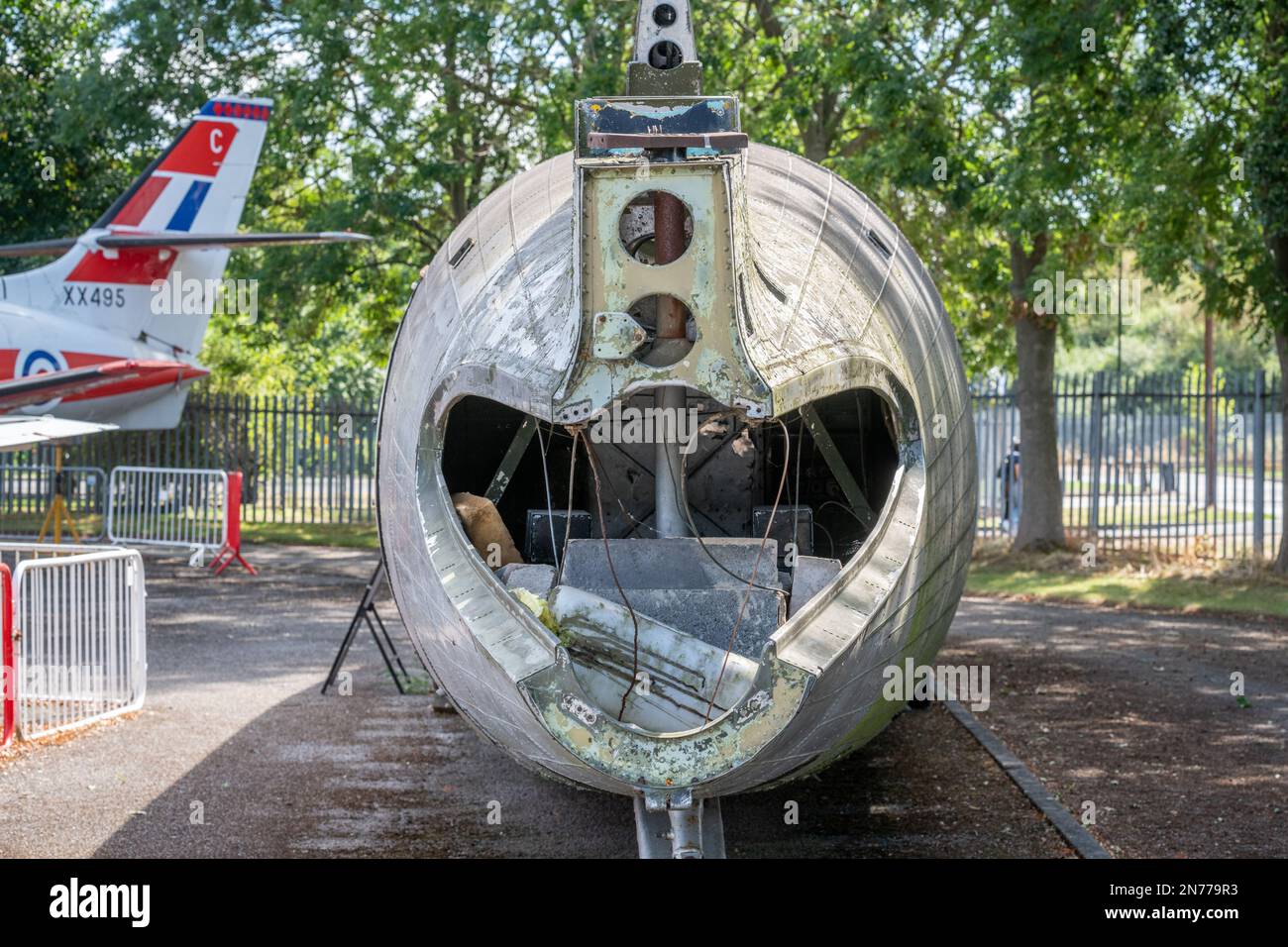 The South Yorkshire Aircraft Museum at RAF Doncaster site Stock Photo ...