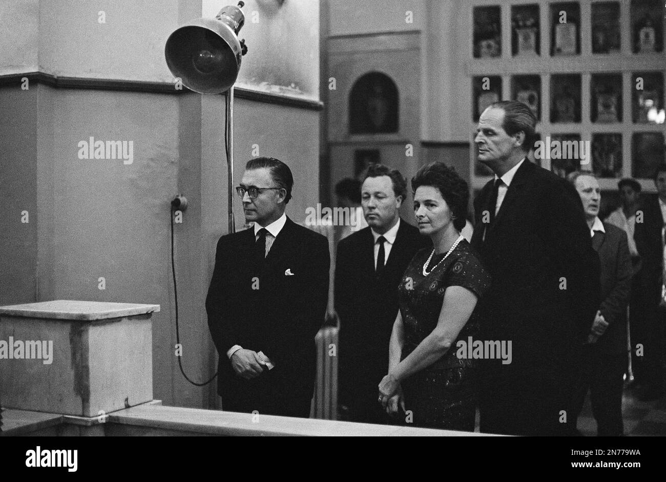 British business Nigel Burgess, left, brother of renegade diplomat Guy ...