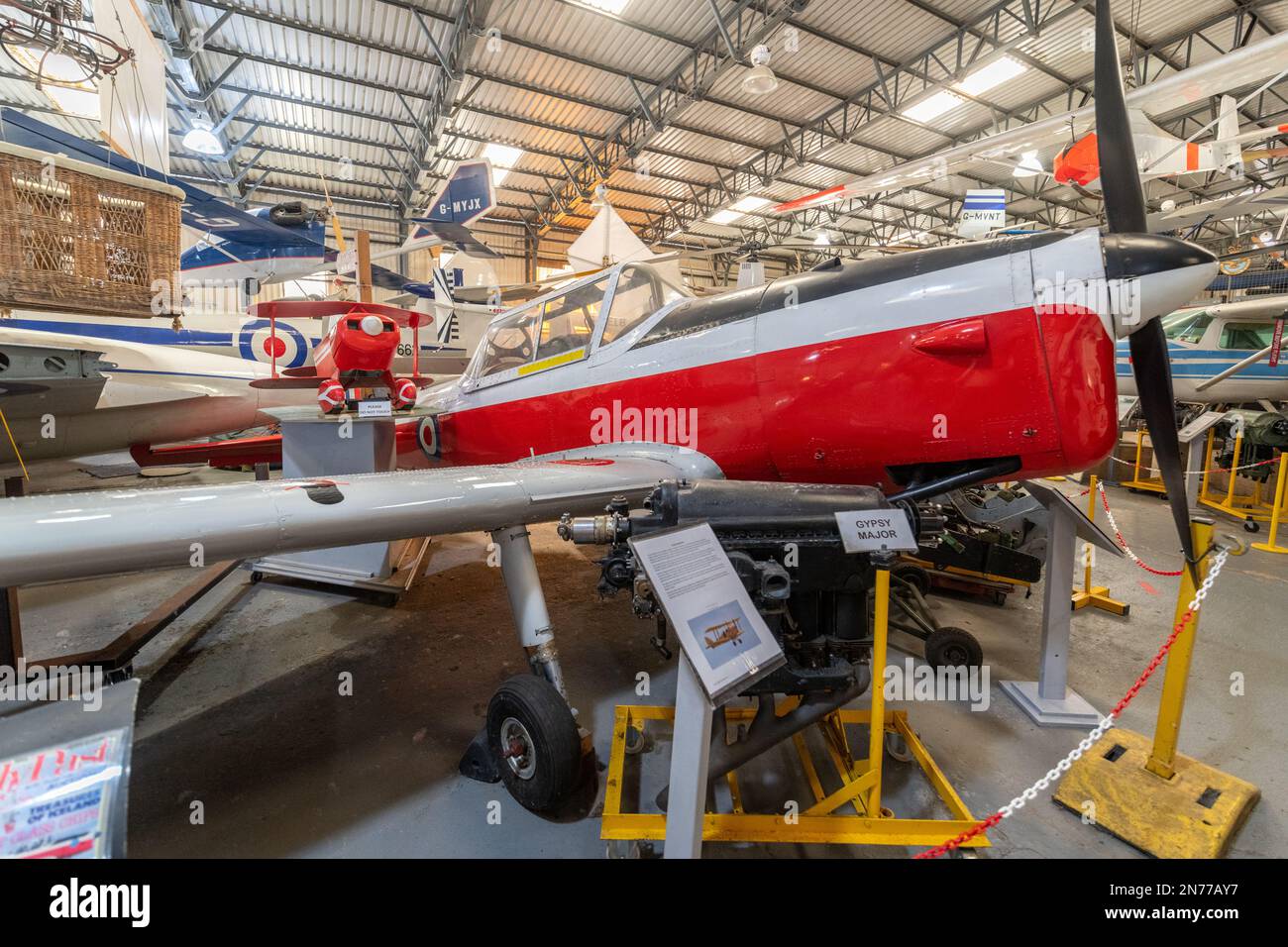 The South Yorkshire Aircraft Museum at RAF Doncaster site Stock Photo ...