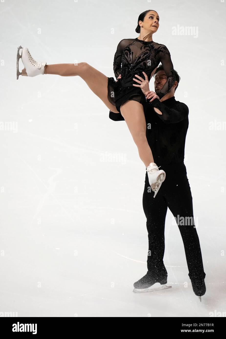 Deanne Stellato-Dudek and Maxime Deschamps of Canada perform in the ...