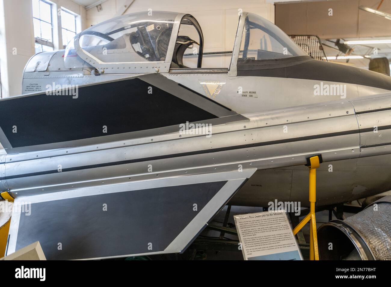 The South Yorkshire Aircraft Museum at RAF Doncaster site Stock Photo ...