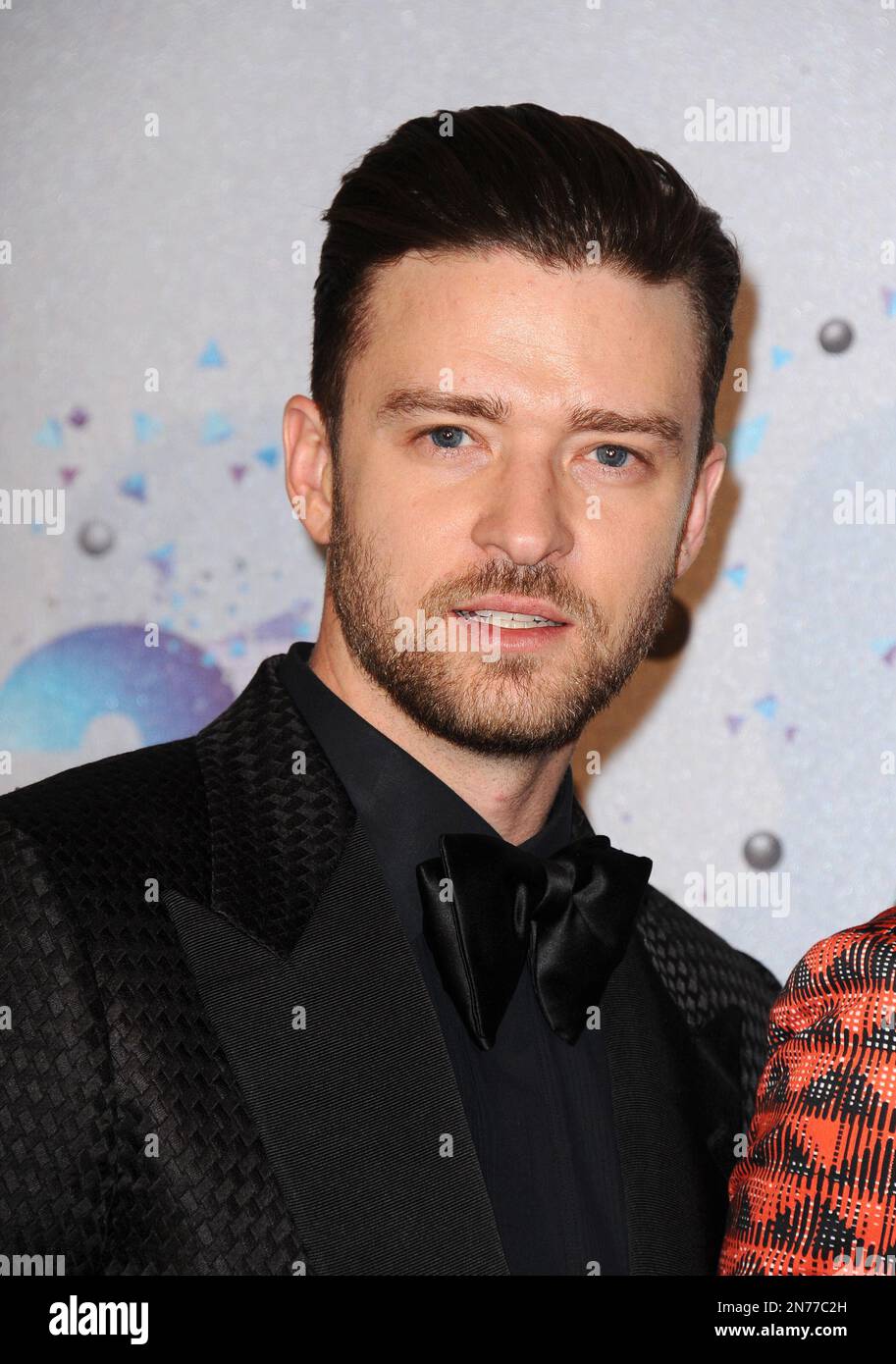 Justin Timberlake poses backstage at the BET Awards at the Nokia ...