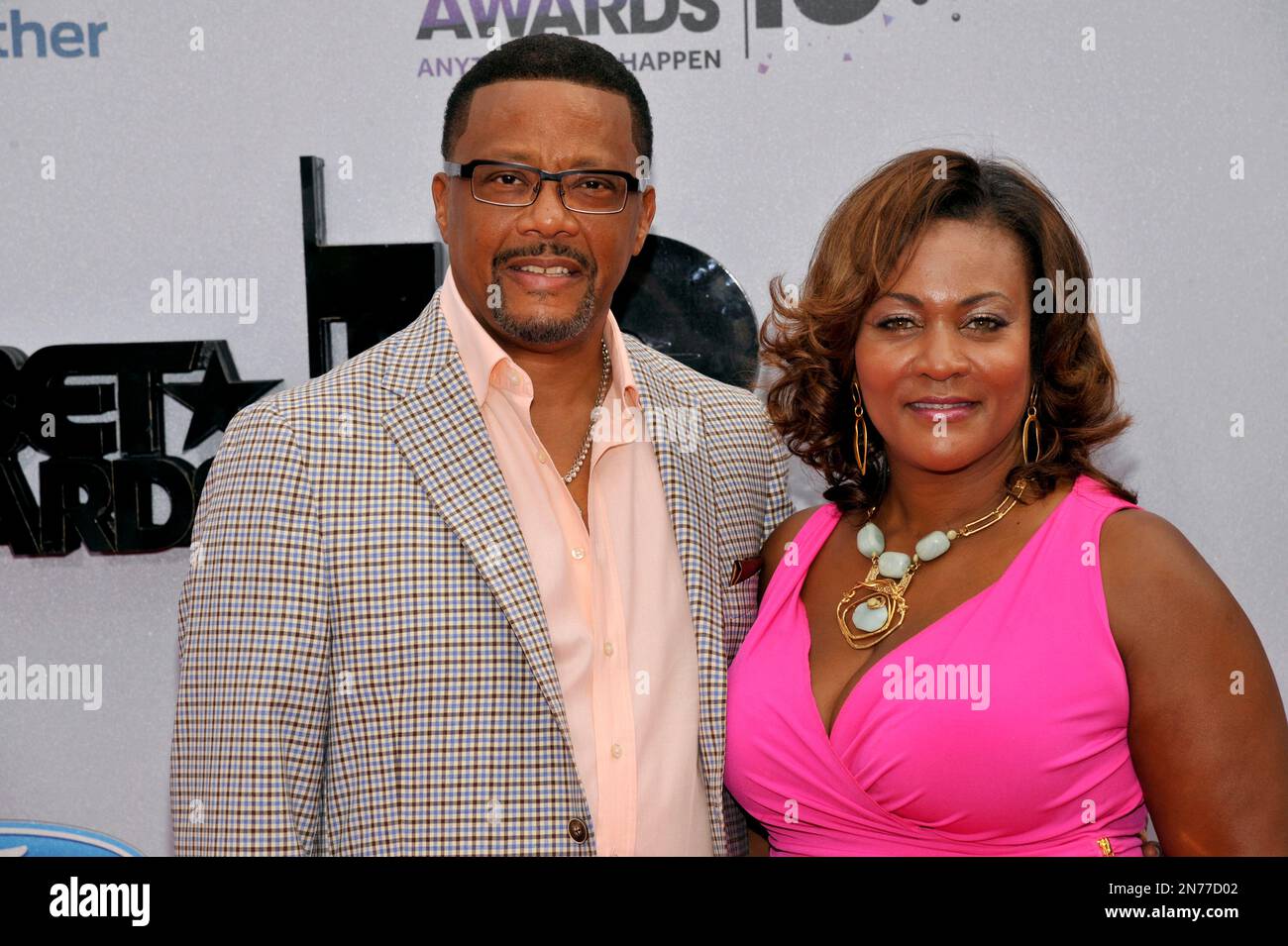 Judge Mathis and Linda Reese arrive at the BET Awards at the Nokia ...