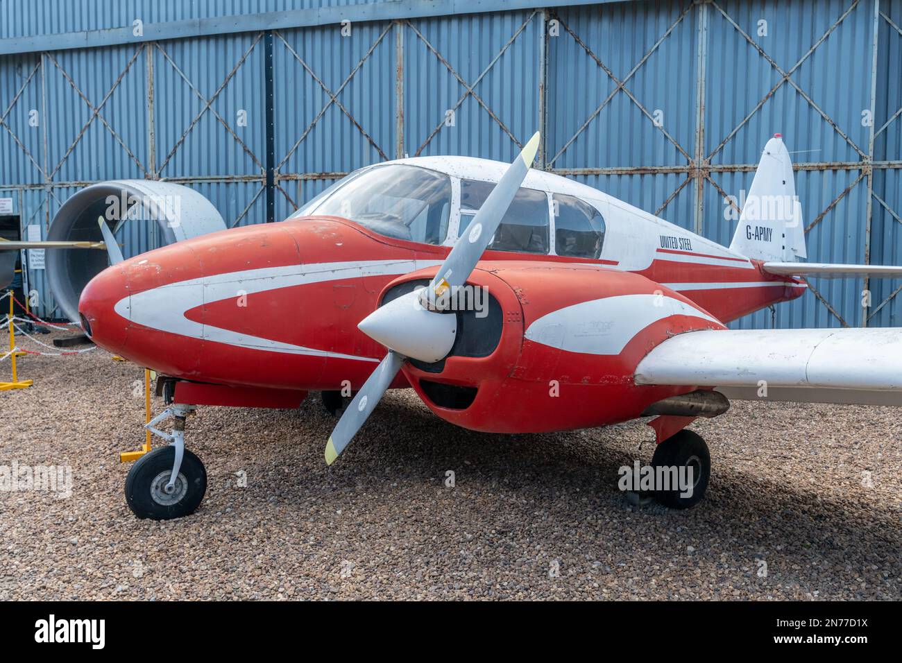 The South Yorkshire Aircraft Museum at RAF Doncaster site Stock Photo ...