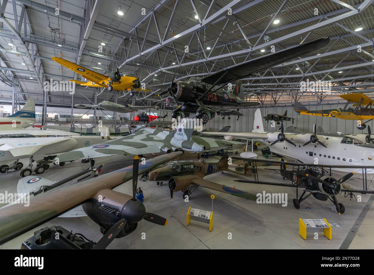 Imperial War Museum Duxford , Airspace building Stock Photo - Alamy