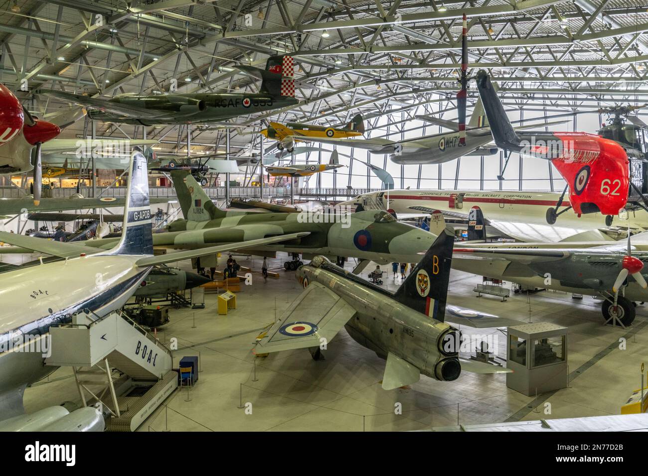 Imperial War Museum Duxford , Airspace building Stock Photo - Alamy
