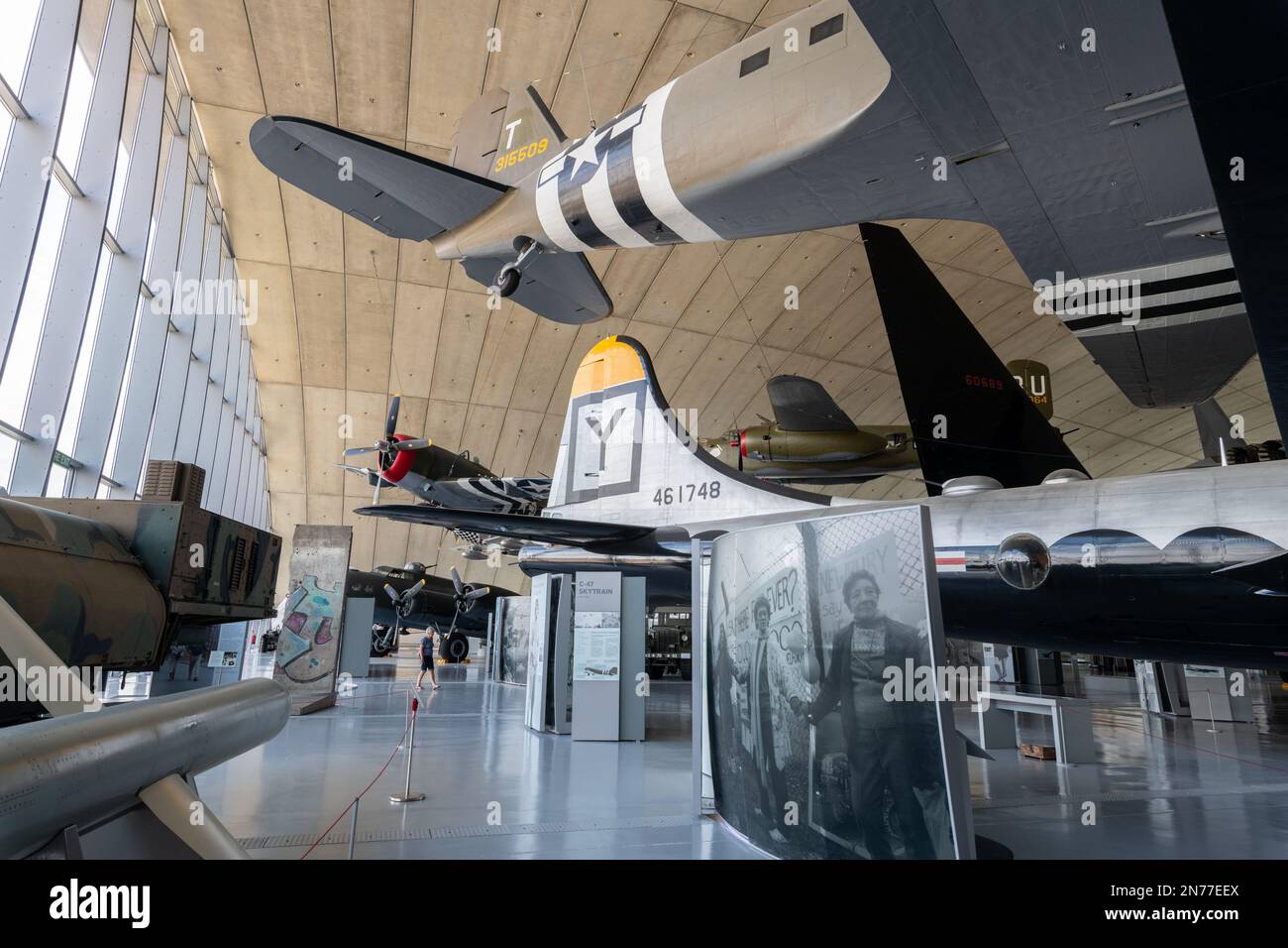Imperial War Museum Duxford , American Air Museum Stock Photo - Alamy