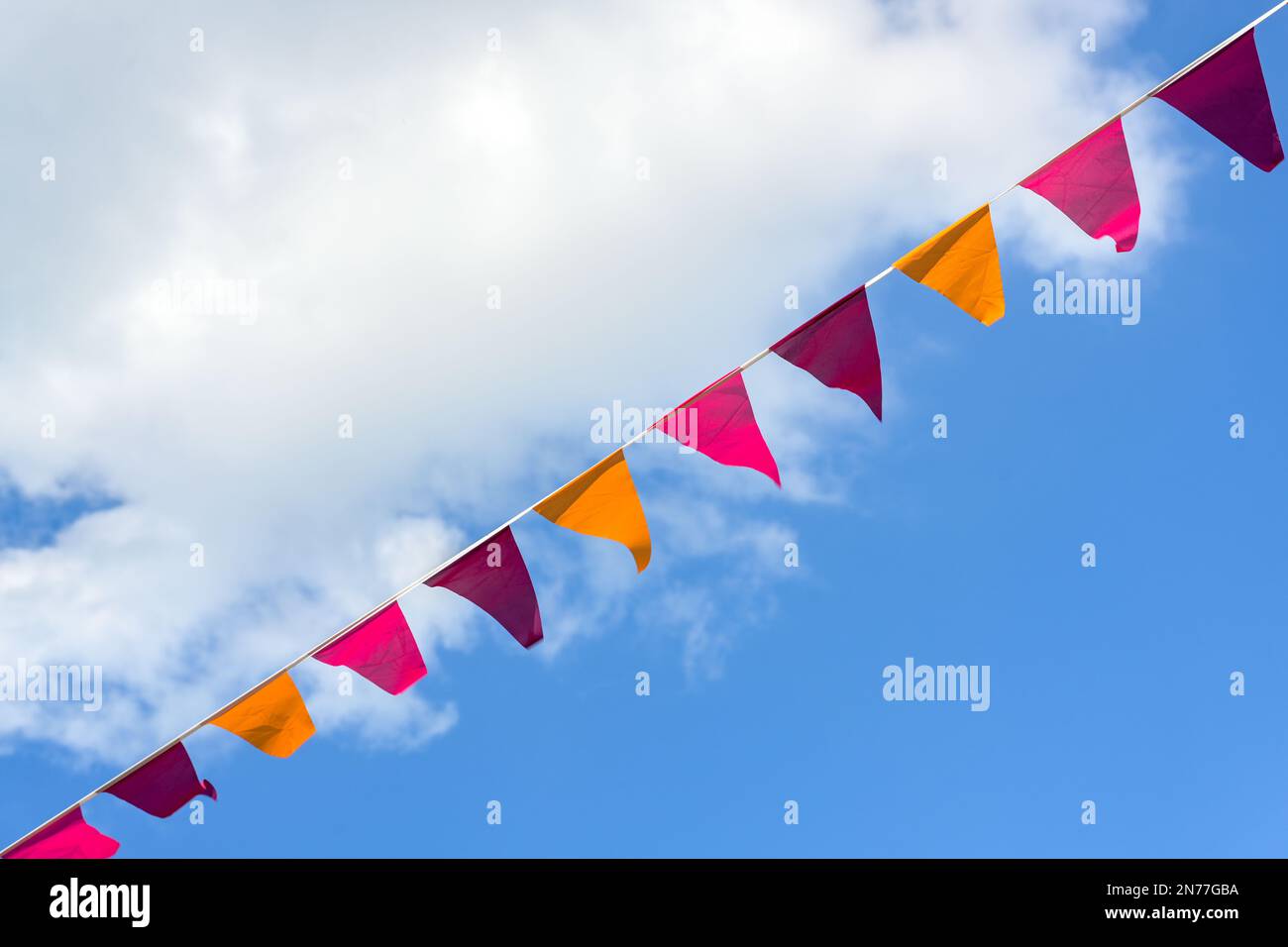 Pink pennants hi-res stock photography and images - Alamy