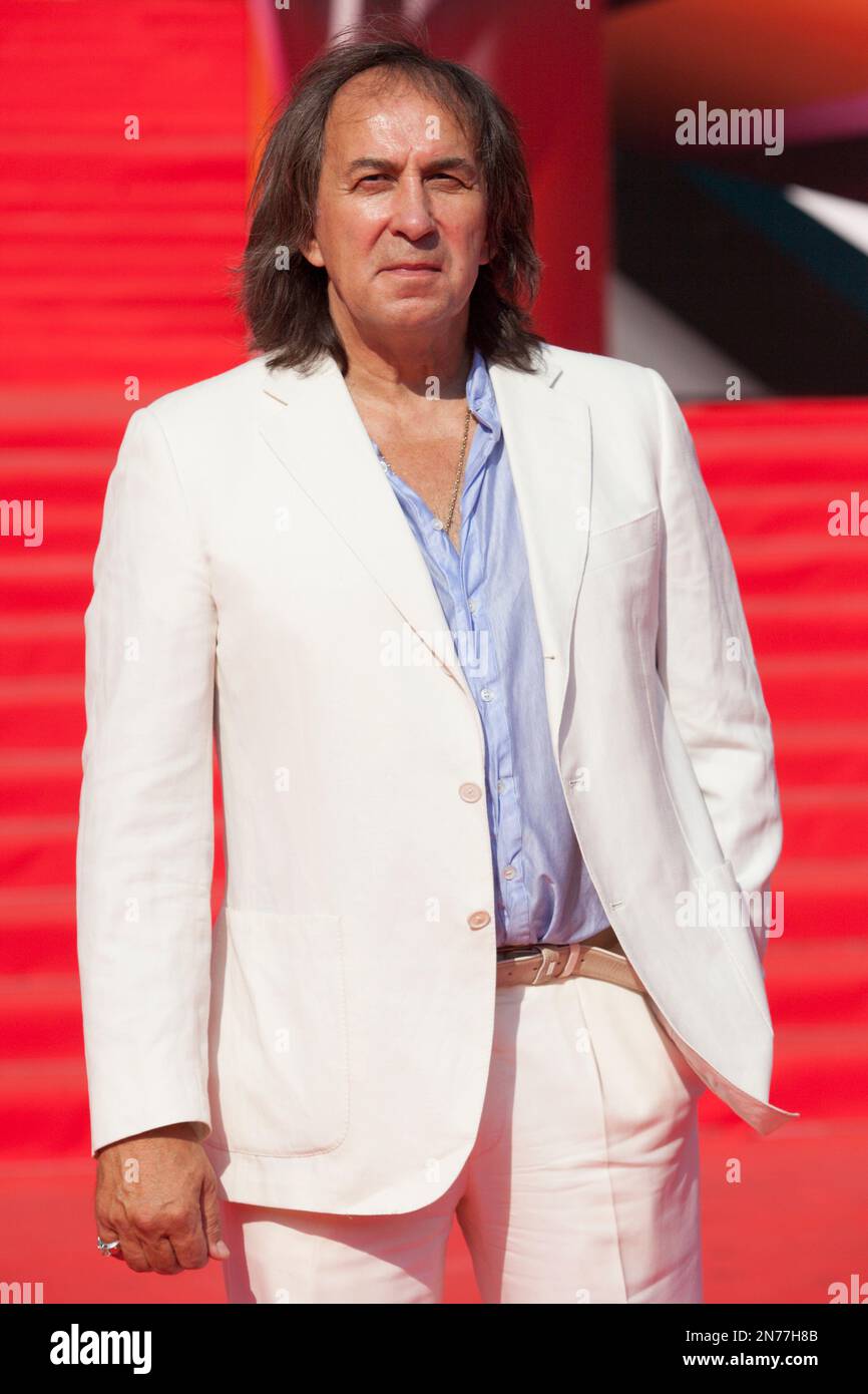 Russian stuntman, actor and film producer Alexander Inshakov poses on ...