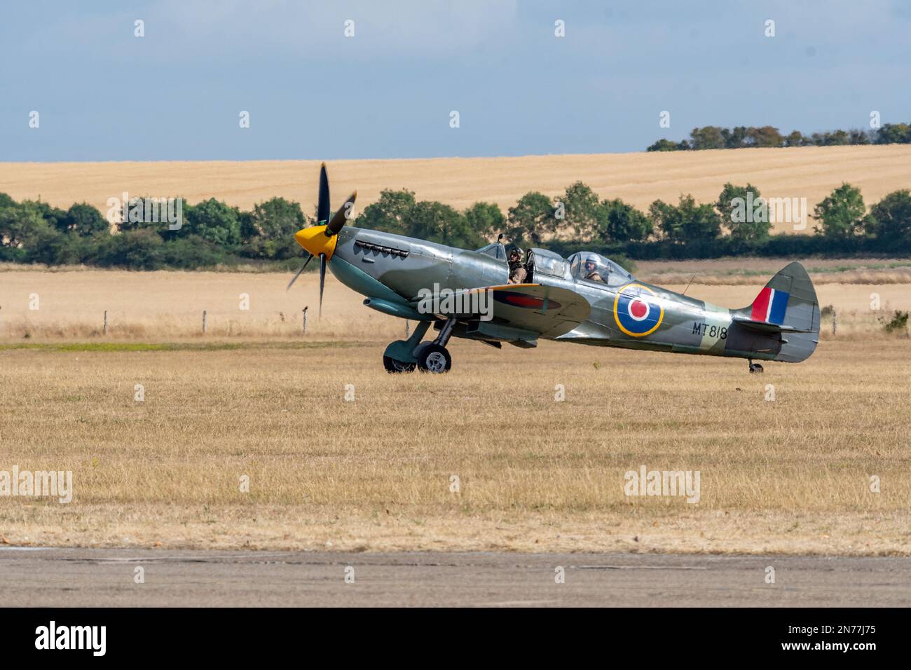 Imperial War Museum Duxford , Spitfire Stock Photo - Alamy