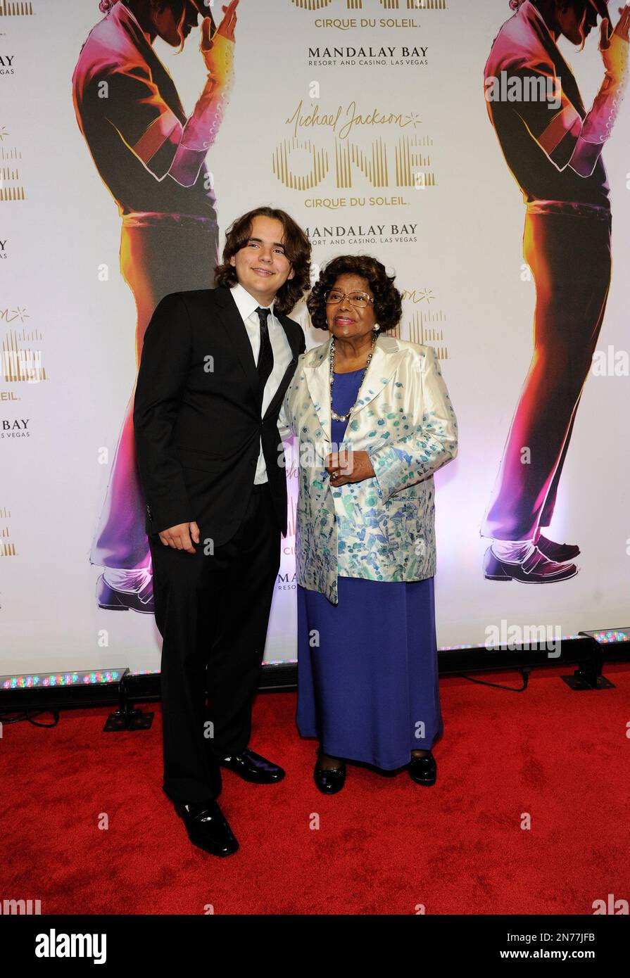 Prince Jackson, left, and Katherine Jackson arrive at the world ...