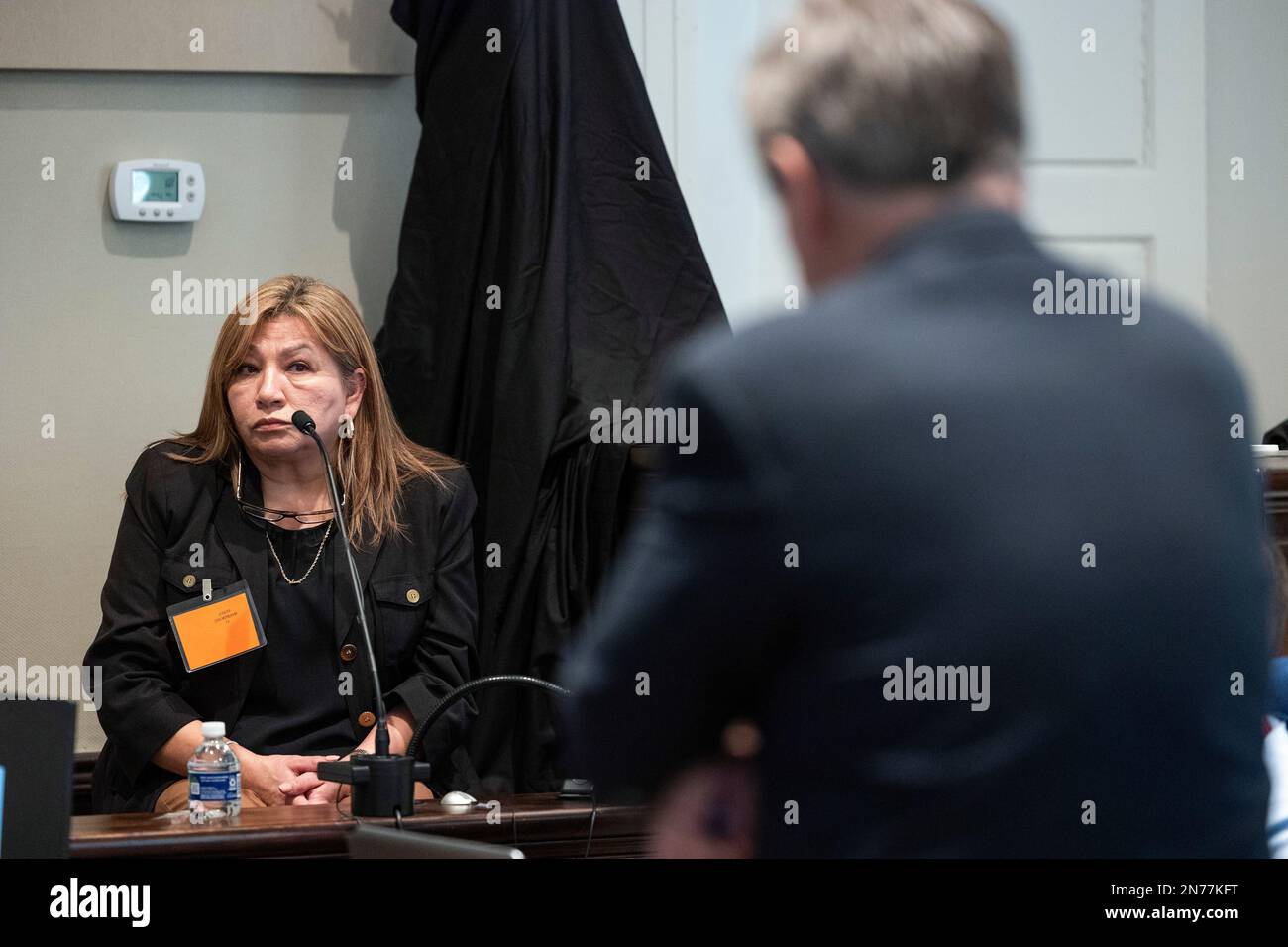 Blanca Turrubiate-Simpson answers questions from prosecutor John ...
