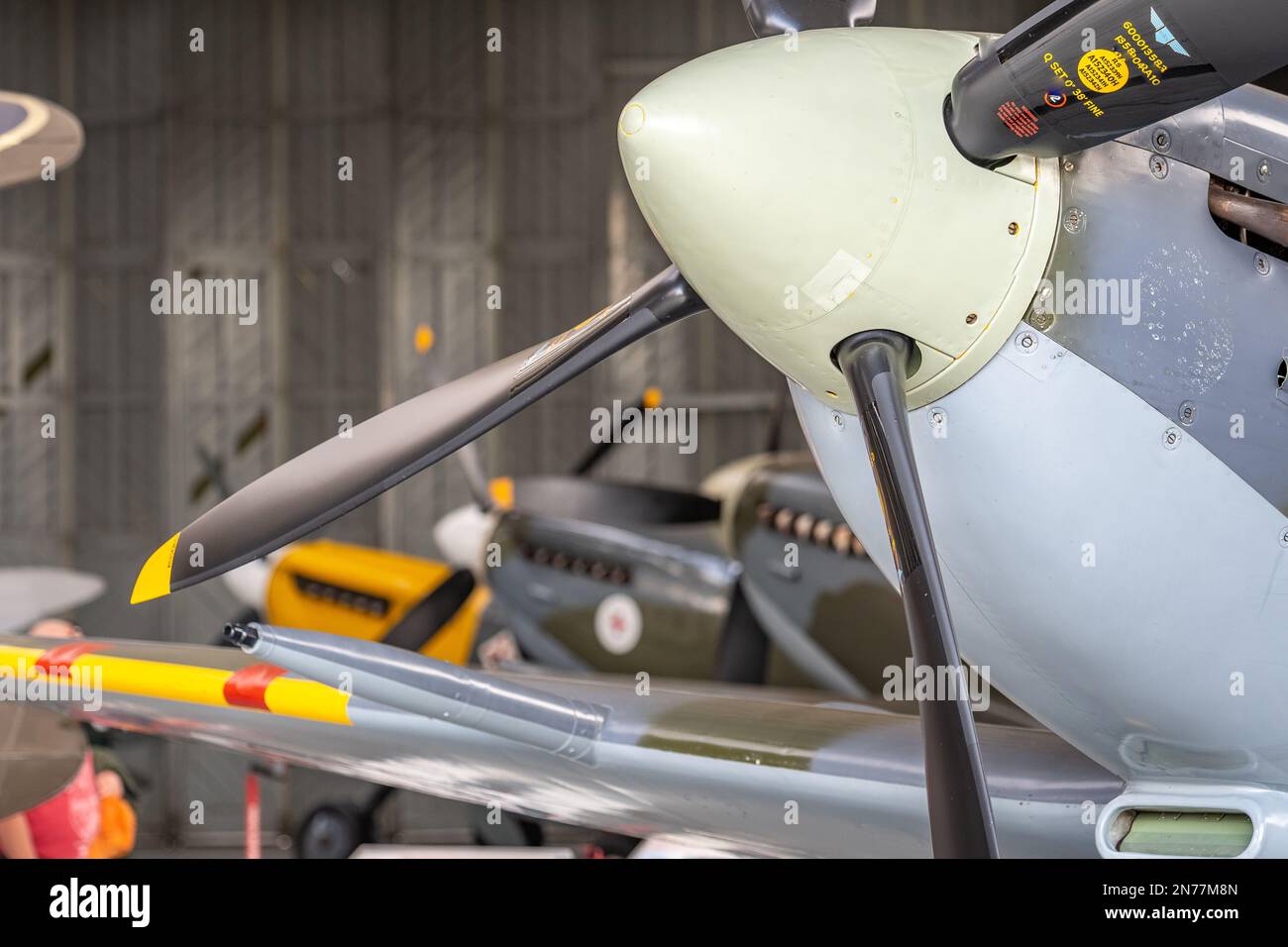Imperial War Museum Duxford , Spitfire Stock Photo - Alamy