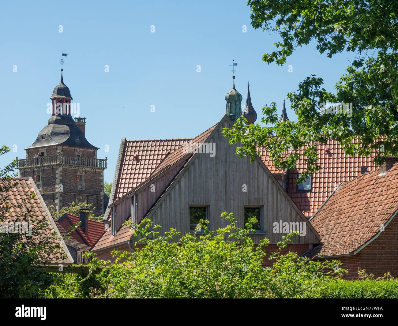 the castle of Raesfeld in germany Stock Photo - Alamy