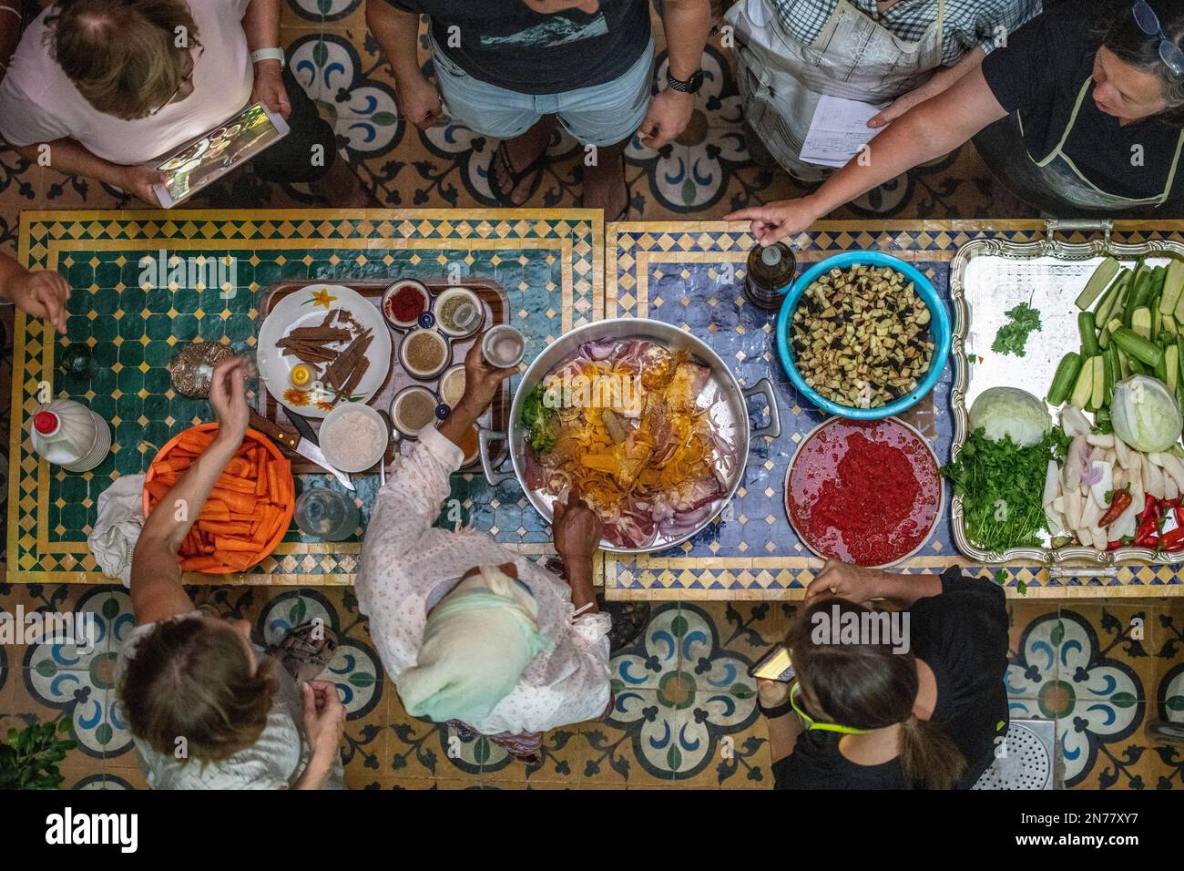 Marrakesh cooking class hi-res stock photography and images - Alamy
