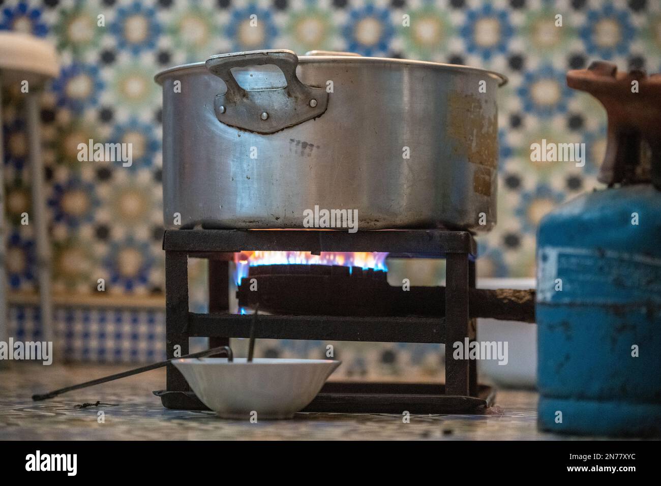 Marrakesh (Marrakech) Morocco- cooking class Stock Photo - Alamy